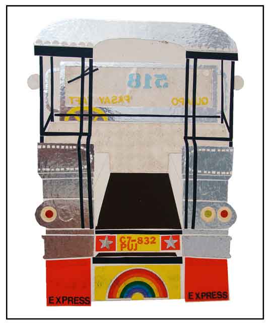Jeepney / Collage / Godofredo Stuart / The Jeepney Art Gallery at ...